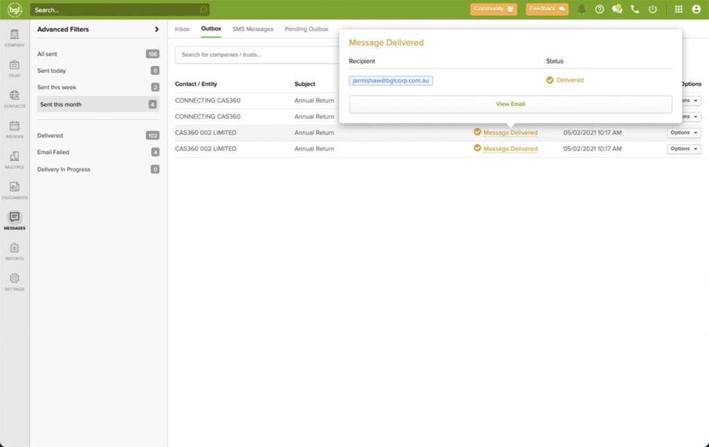 CAS 360 | Complete company, trust and AML management software.